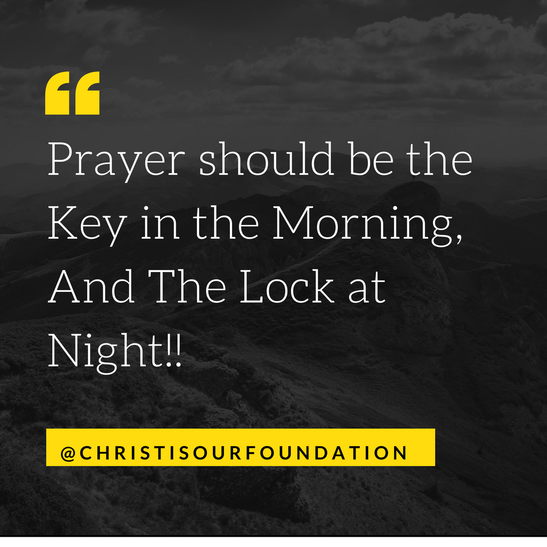 Prayer Hall - Christ is Our Foundation